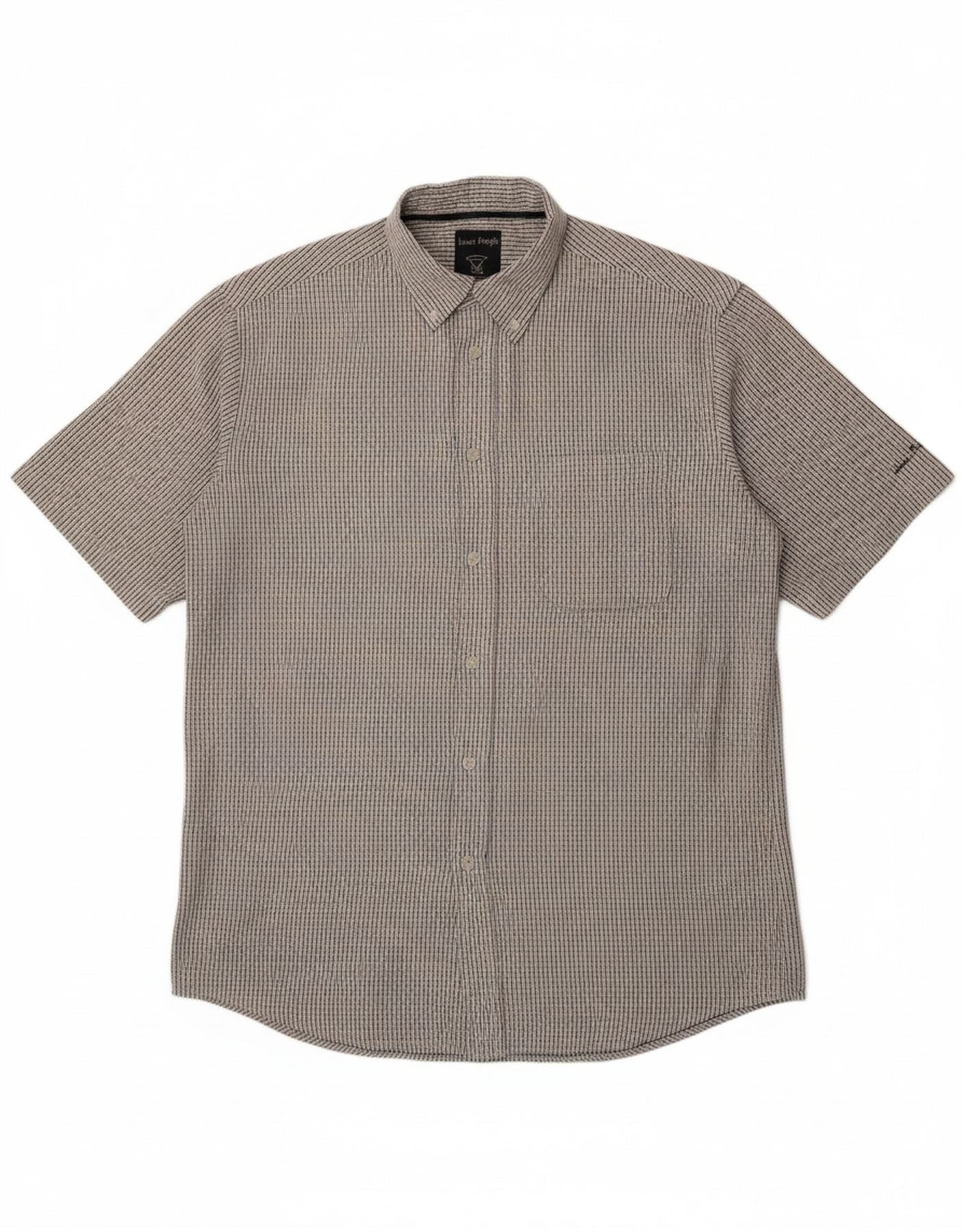 JAMES PRINGLE Mens Short Sleeve Shirt Medium Grey Check – Messina Hembry