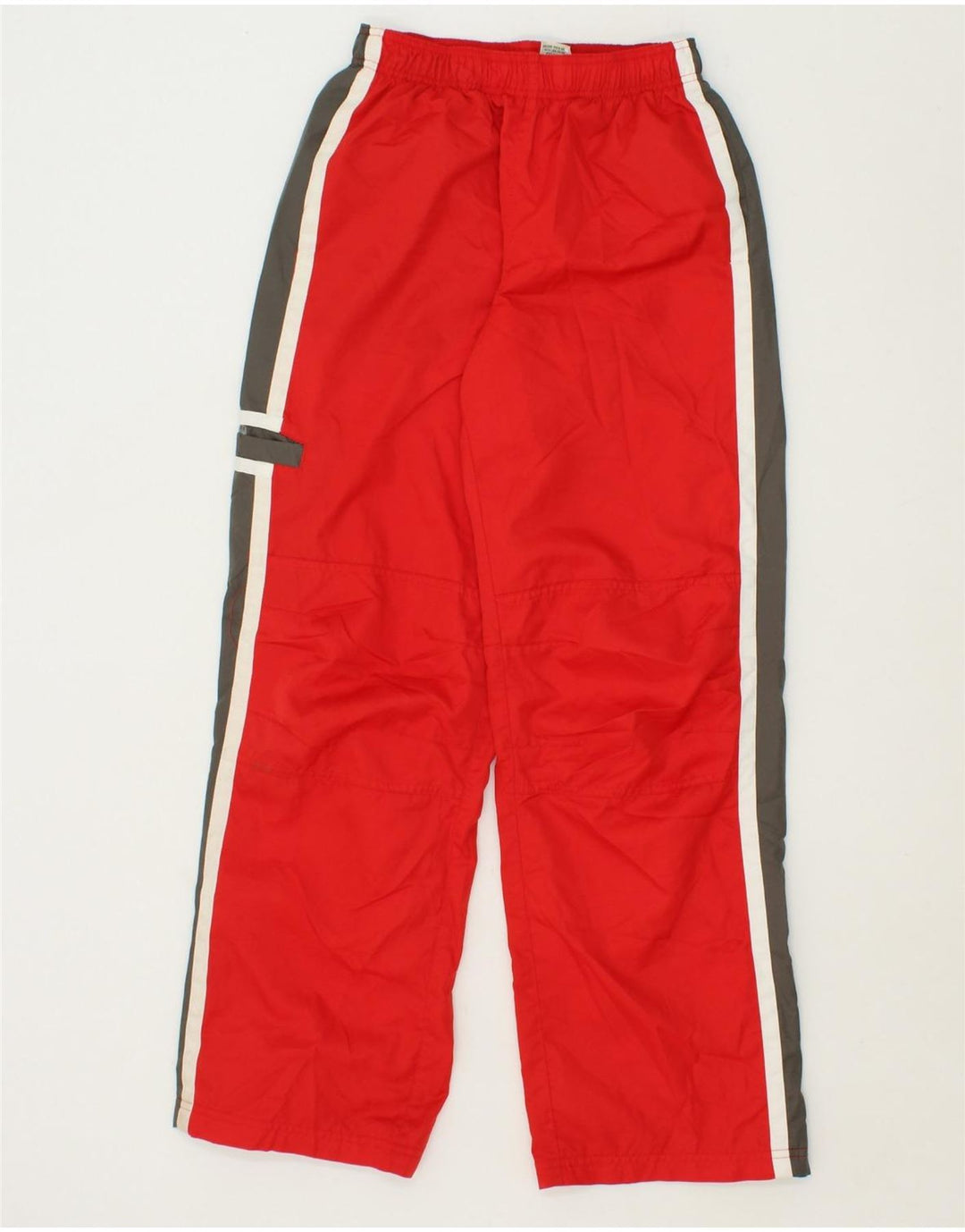 L.L.BEAN Boys Tracksuit Trousers 15-16 Years Small Red Colourblock ...