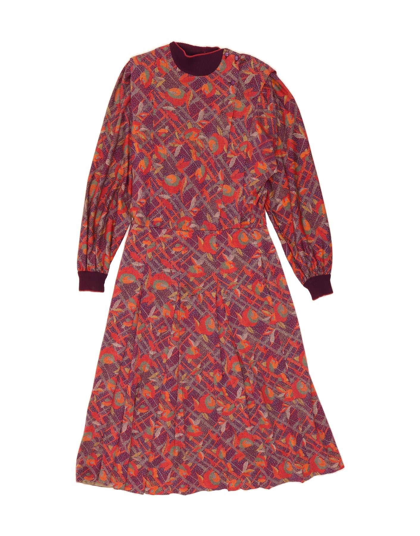 GIBI Womens Abstract Pattern Jumper Dress IT 44 Medium Multicoloured ...